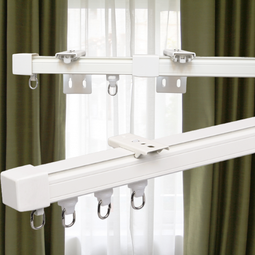 Retractable Curtain Rail Track Ceiling Mount – Aurike
